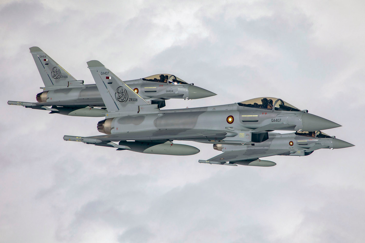 Qatar Takes Delivery of Ready-to-fight Typhoon Fighters | Aviation ...