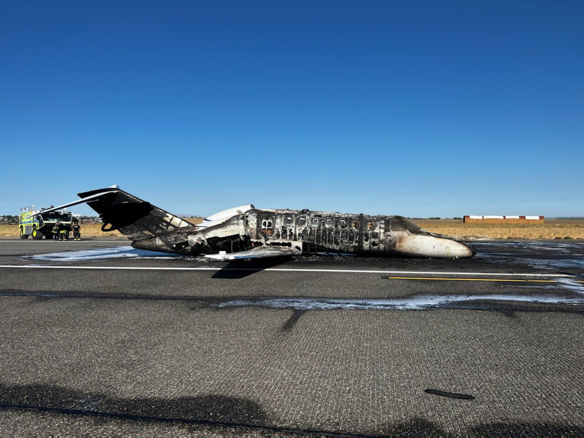 All 10 Aboard Escape Burning Cessna Citation CJ3 | Aviation ...