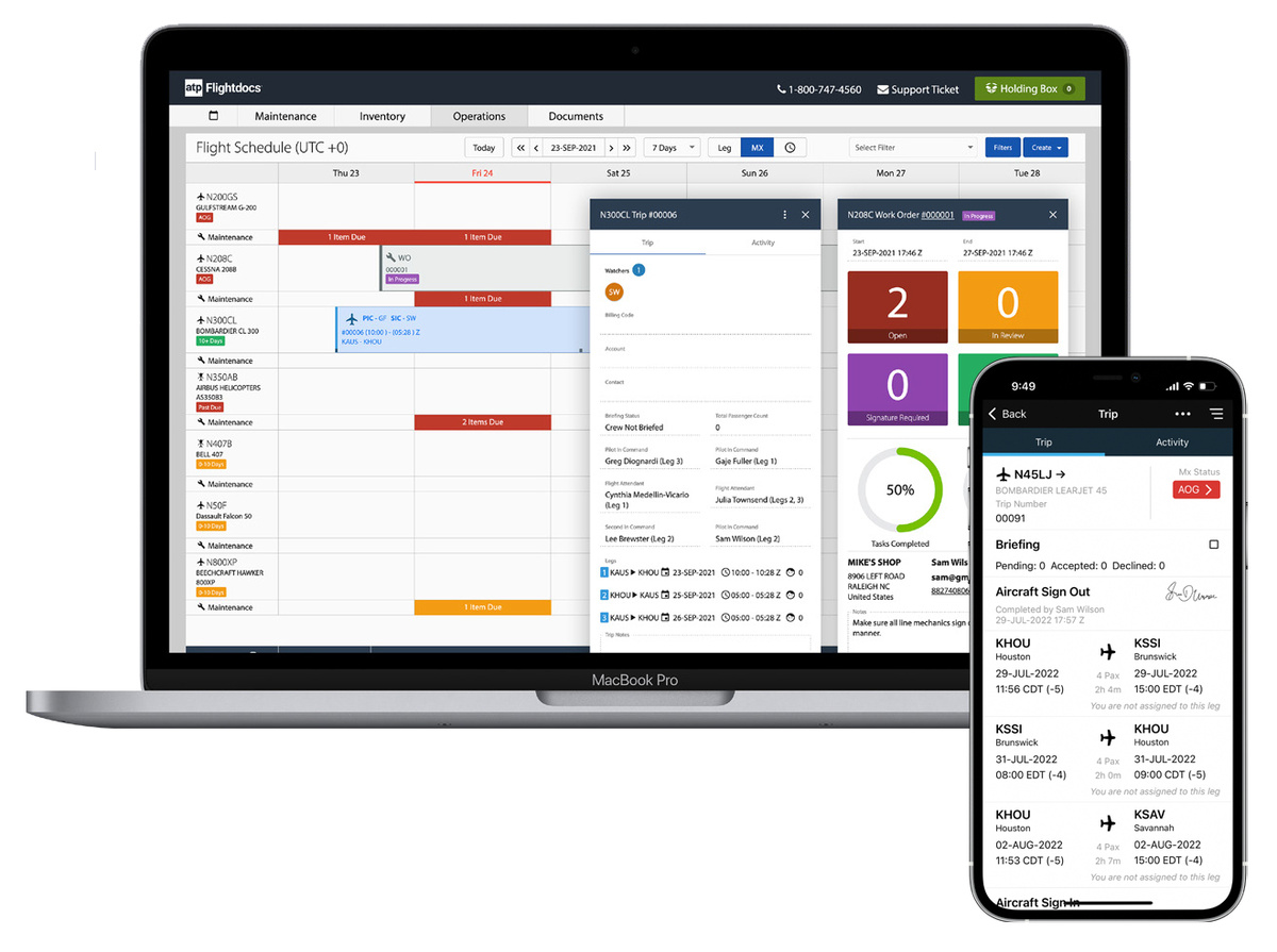 ATP To Introduce Flightdocs Enhancements at NBAA Schedulers and ...