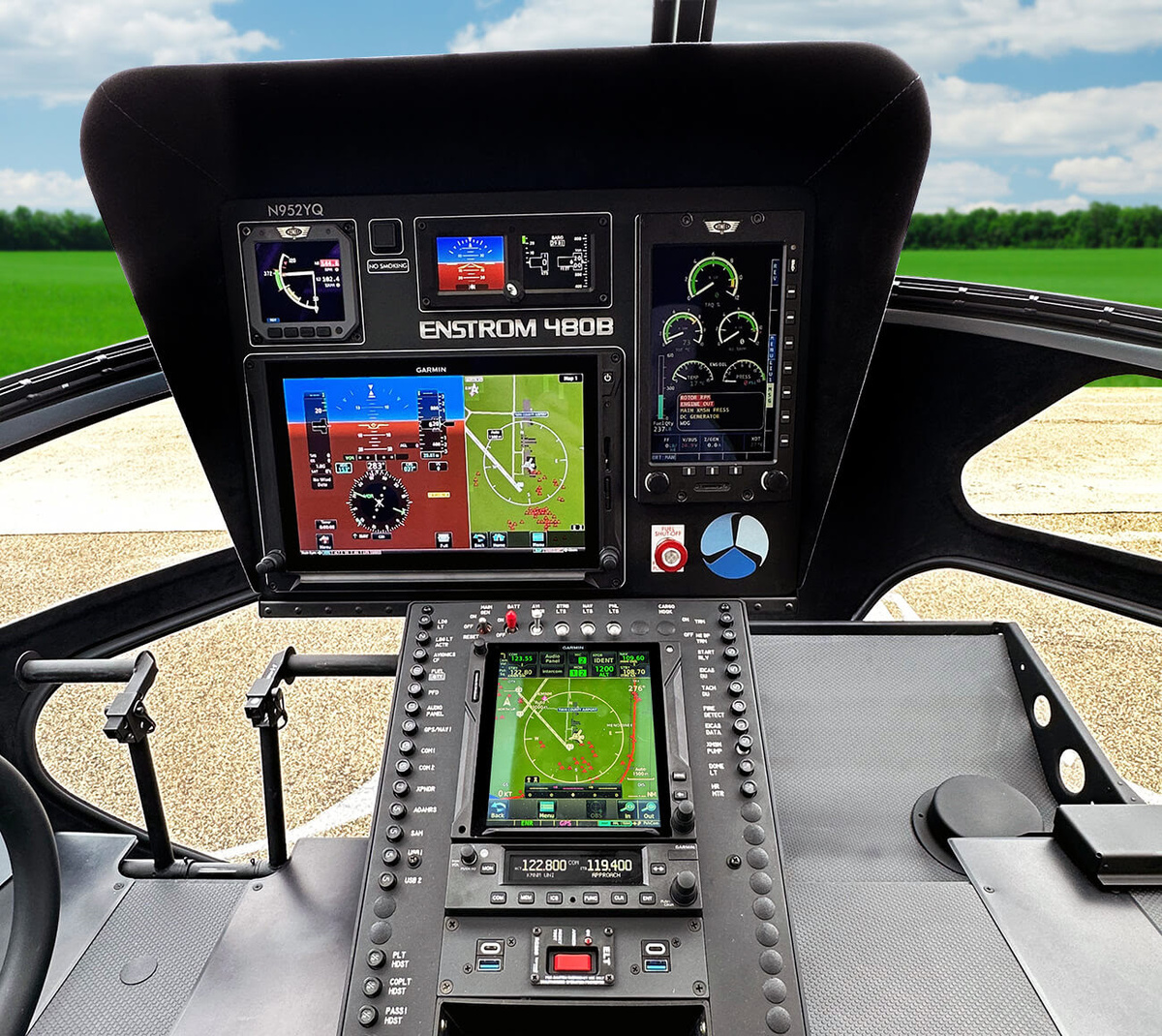 Enstrom Upgrades Helicopter Cockpit Displays | Aviation International News