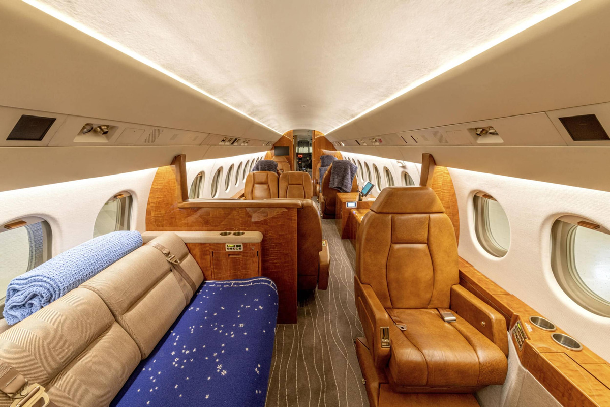 PWI Earns FAA PMA for LED Cabin Light Upgrade on Falcon 900B Business ...