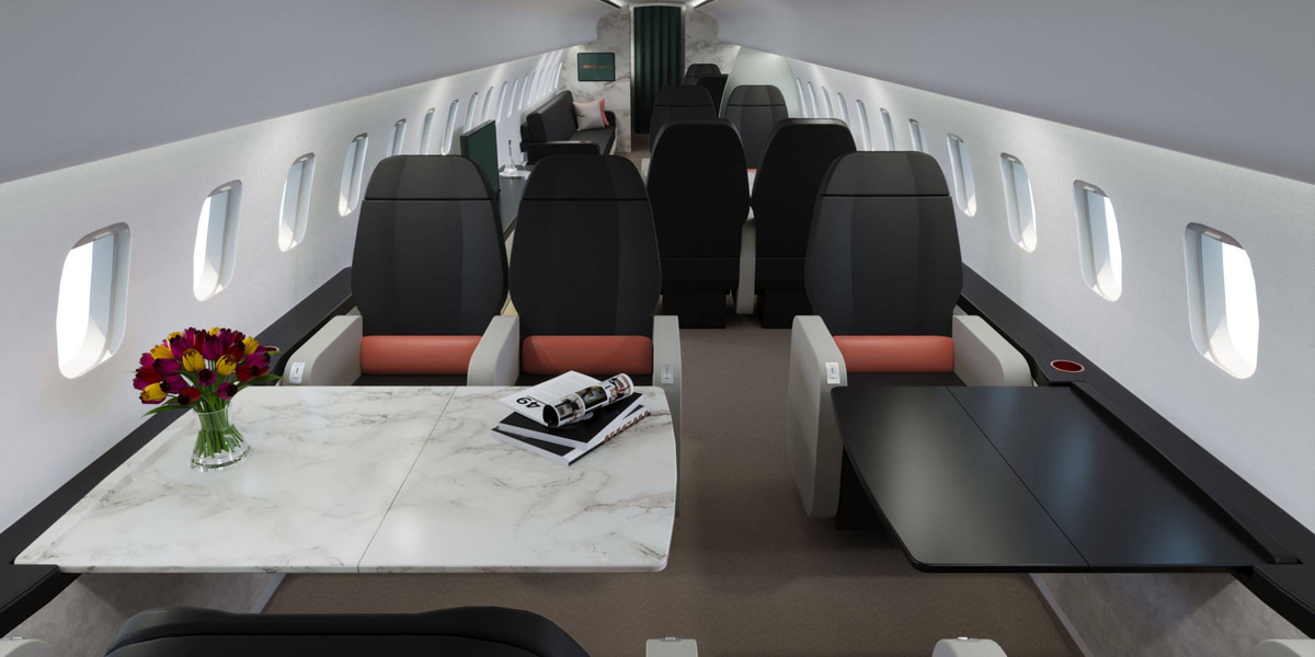 ATR Unveils Upscale HighLine Cabin Collection for Business Aviation ...