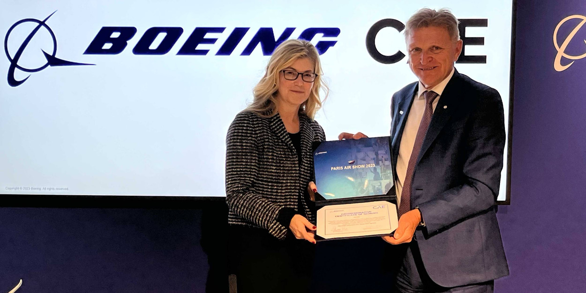 CAE Teams with Boeing To Elevate Competency-based Pilot Training ...