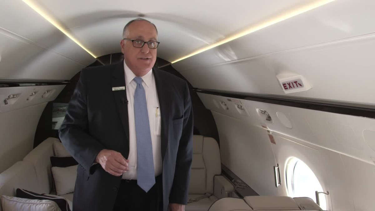 Spotlight on the Gulfstream G550 Business Jet Cabin Interior | Aviation ...