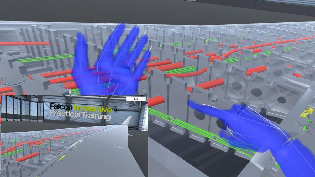 How Virtual Reality Tools Train Dassault Falcon Aircraft Mechanics ...