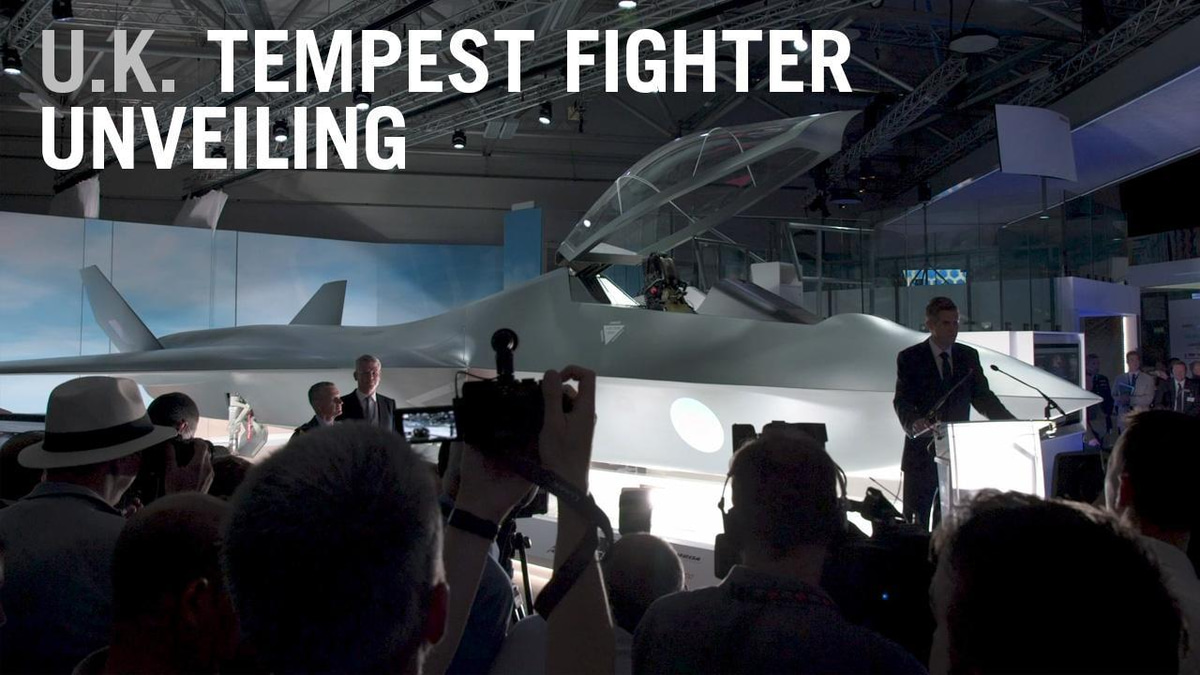 U.K.’s New Tempest Fighter Jet Revealed | Aviation International News