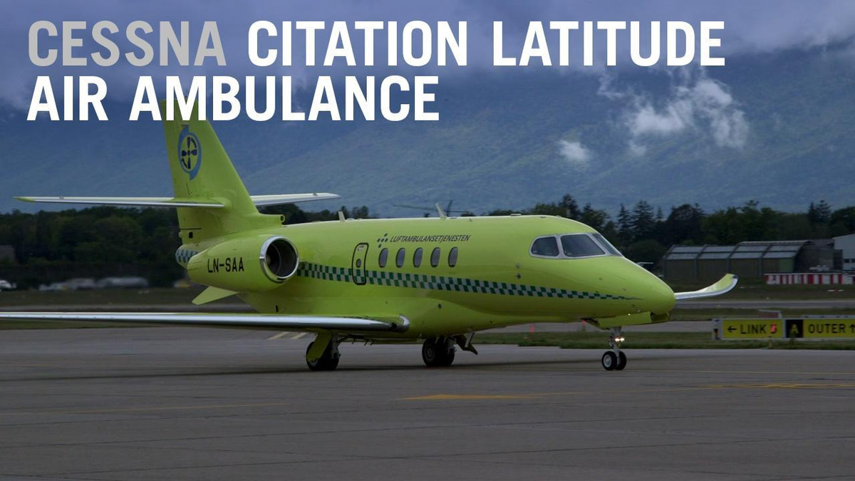 Textron Aviation Builds First Latitude Air Ambulance for Norway ...