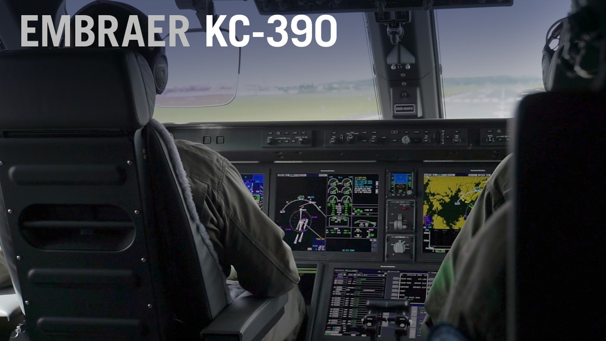 Takeoff from the Cockpit of an Embraer KC-390 | Aviation International News