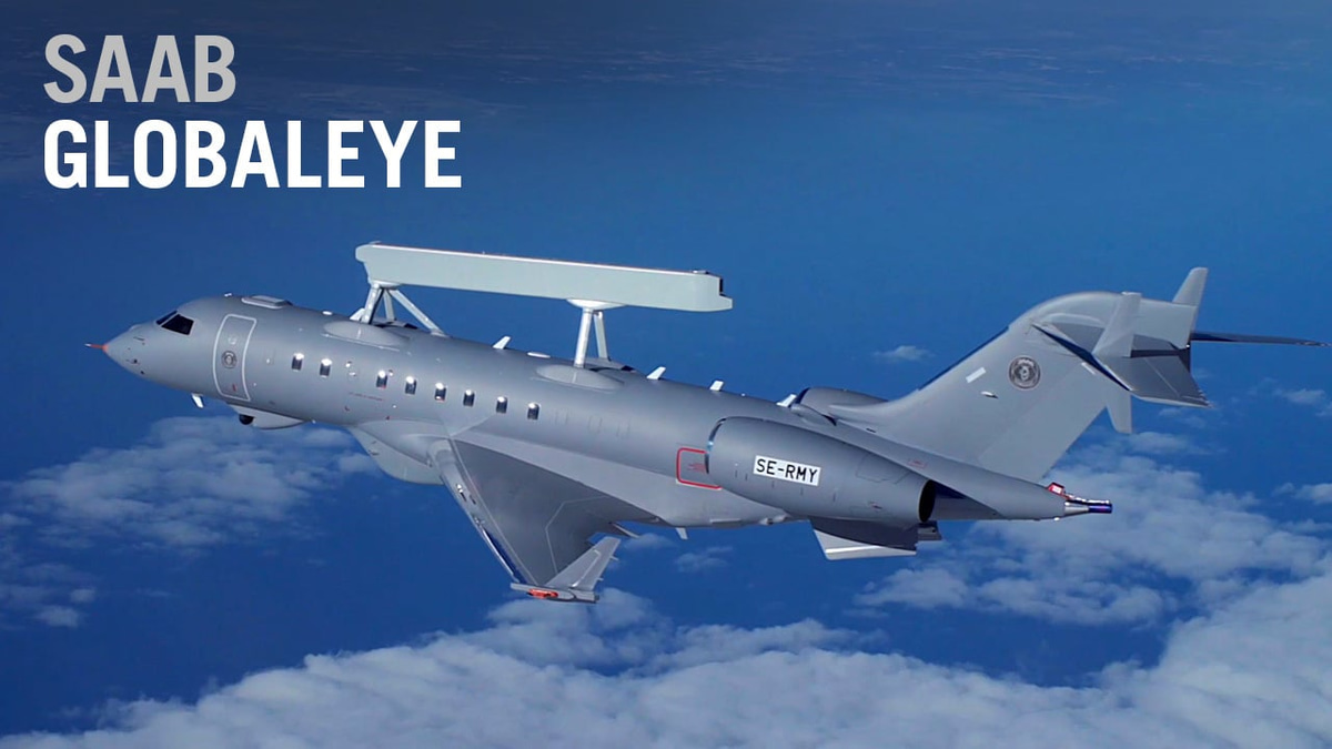 SAAB GlobalEye Surveillance Aircraft Debuts at Dubai Airshow, Based on ...