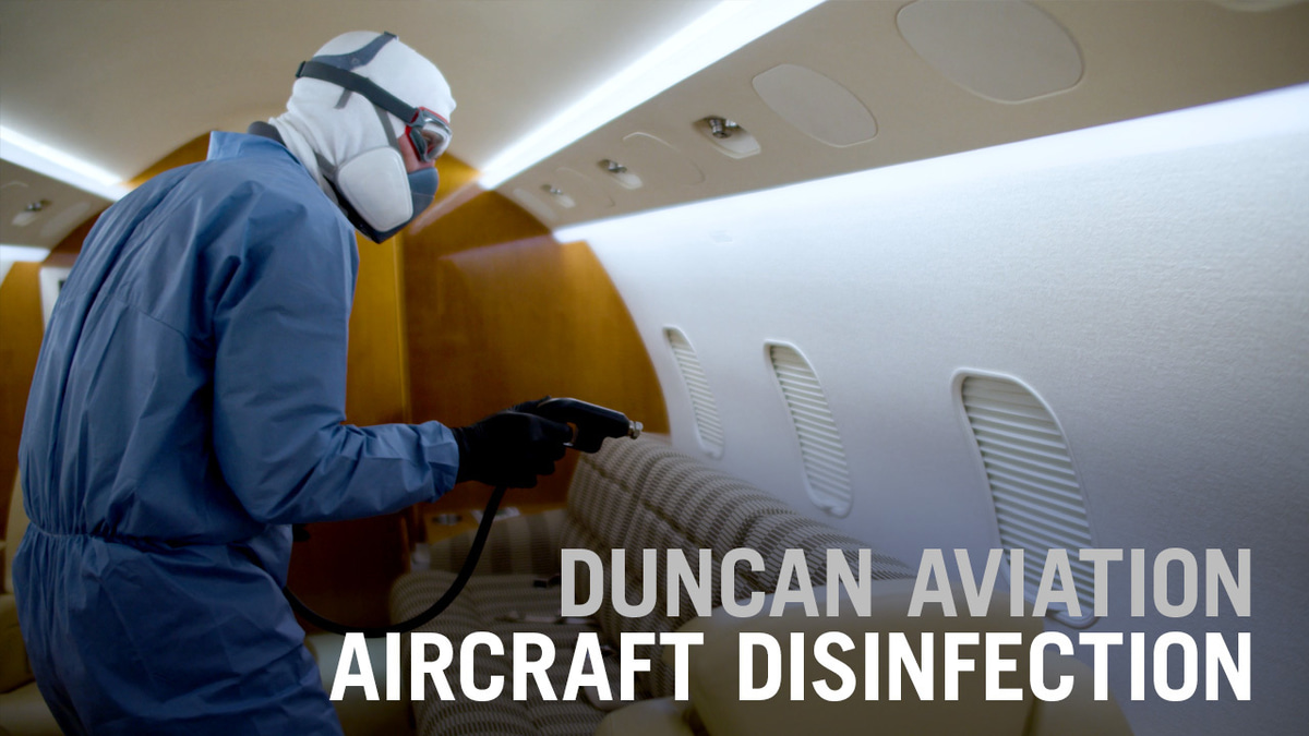 Duncan Aviation Aircraft Disinfection Service | Aviation International News