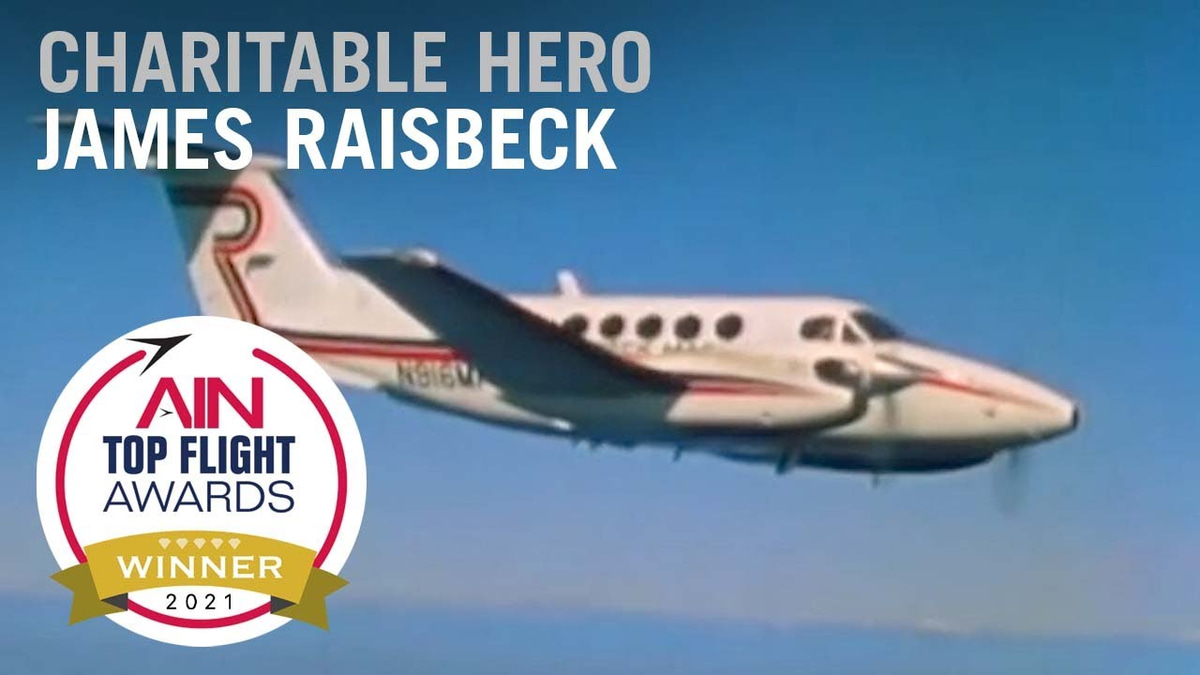 James Raisbeck Wins Top Flight Award for Charitable Hero | Aviation ...