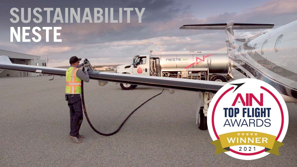 Neste Wins Top Flight Award for Sustainability | Aviation International ...