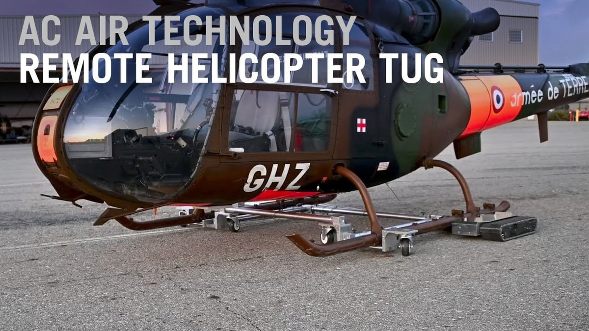 AC Air Introduces Remote Helicopter Tow Tug | Aviation International News