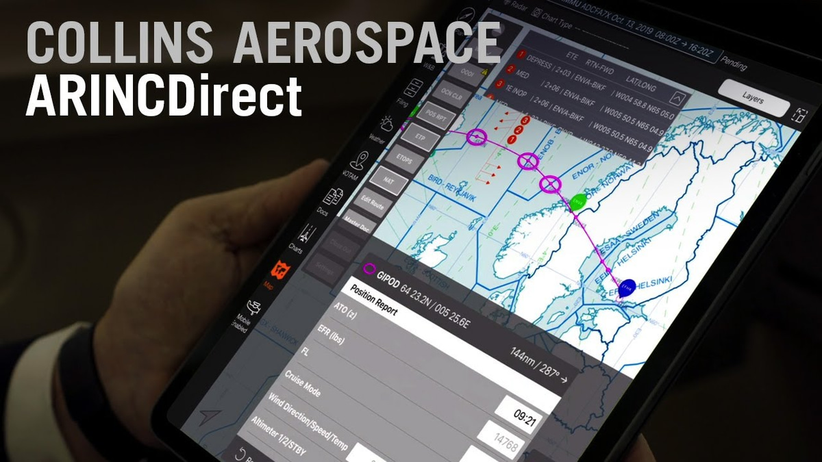 Collins Aerospace - Digital Oceanic Plotting Chart for Pilots ...