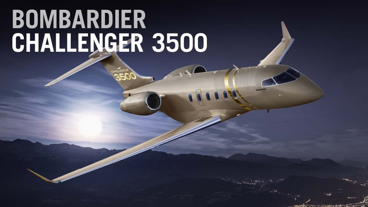 Bombardier’s New Challenger 3500 Refreshes Its Super-midsize Business ...