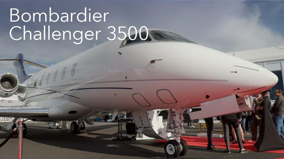 Bombardier Delivers Its First Challenger 3500 | Aviation International News
