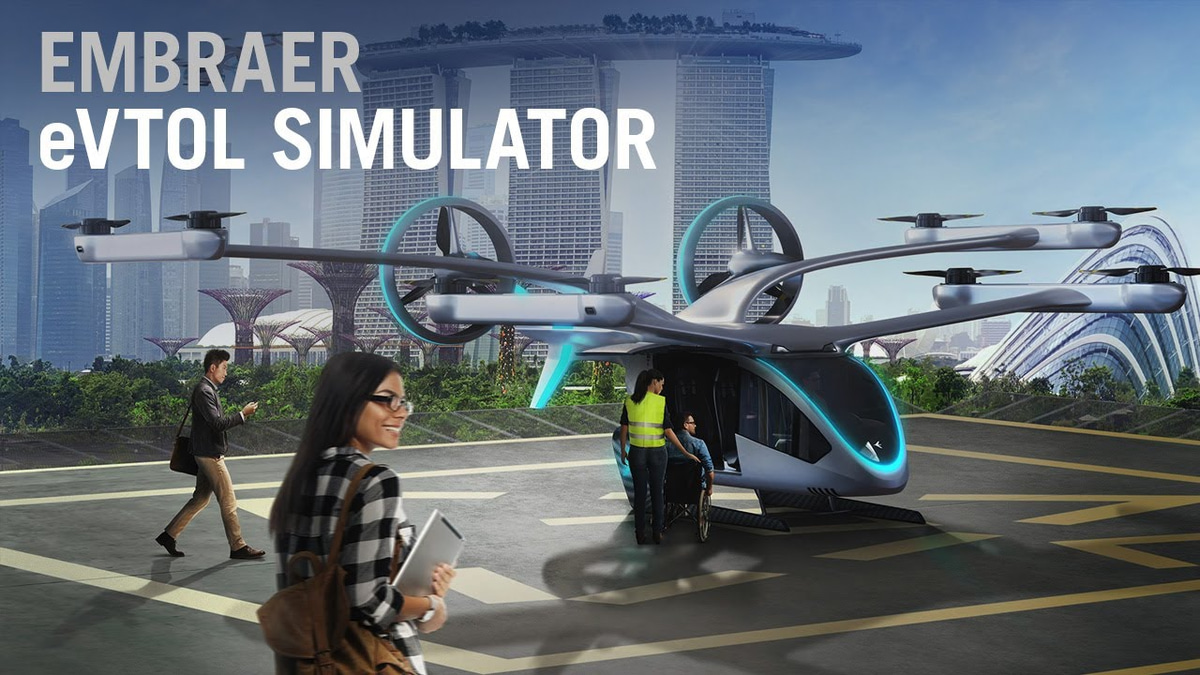 How a Flight Simulator Gives Us an Early Glimpse of EmbraerX’s new ...