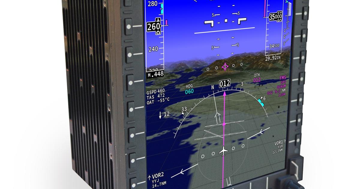 CMC Certifies Smart Multifunction Display | Aviation International News