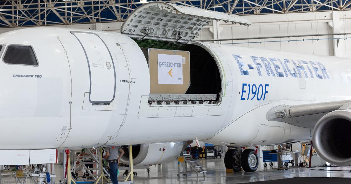 Embraer Sees Progress on E-Freighter Project | Aviation International News