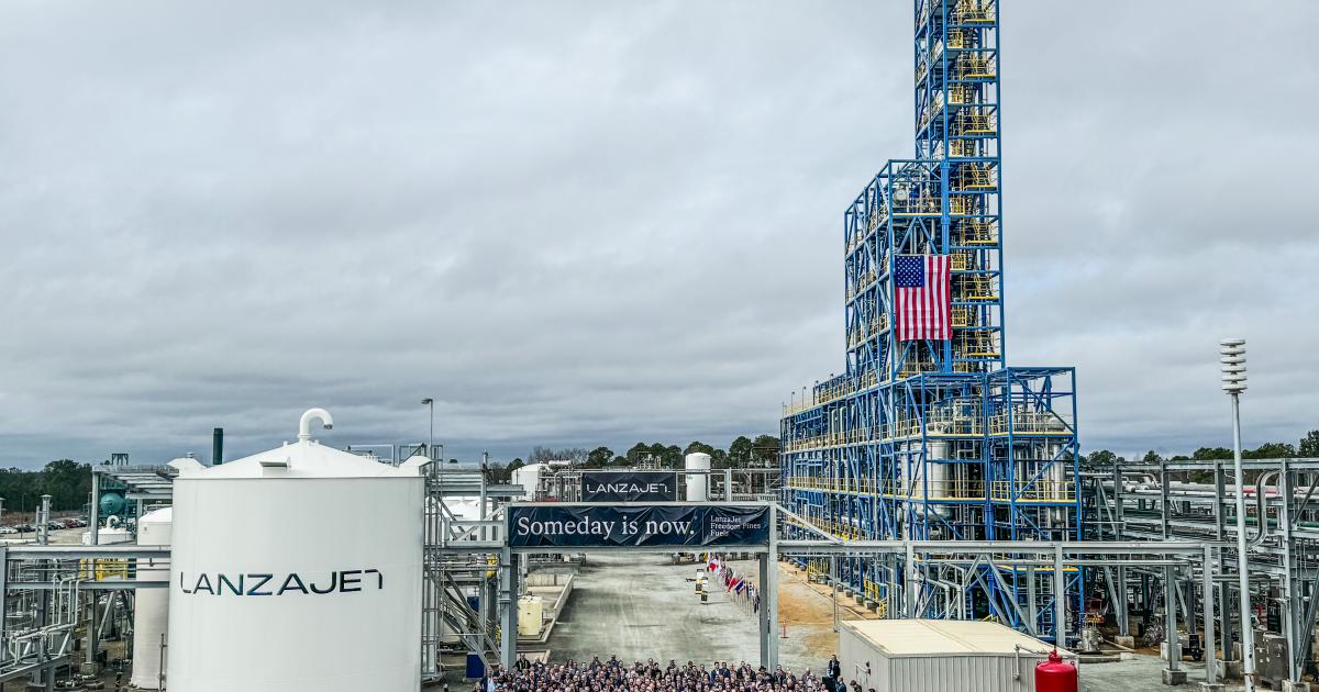 LanzaJet Opens World's First Ethanol-to-SAF Production Facility ...