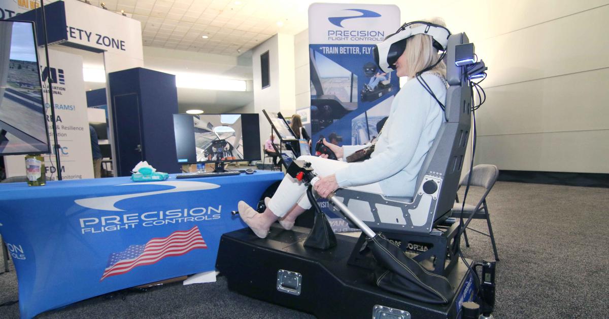 Ryan and Precision Flight Controls Demo VR Helimod Flight Simulator ...