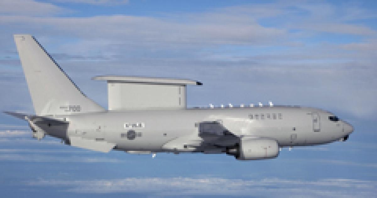 First 737 AWACS Arrives in South Korea | Aviation International News
