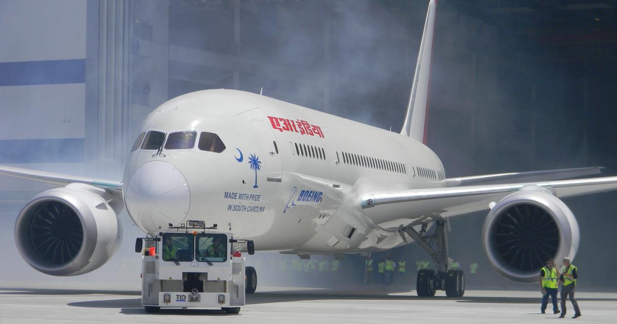 Boeing Rolls Out First 787 Built in South Carolina | Aviation ...