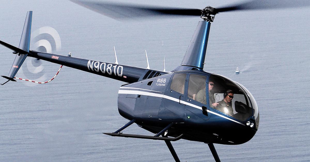Robinson Delivers 500th R66 | Aviation International News
