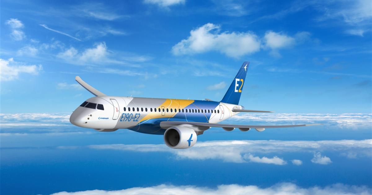 Embraer's E190-E2 Cruises Through Joint Definition Phase | Aviation ...