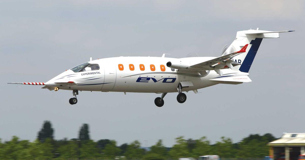 Evo-lution Improves Piaggio Avanti Performance | Aviation International ...
