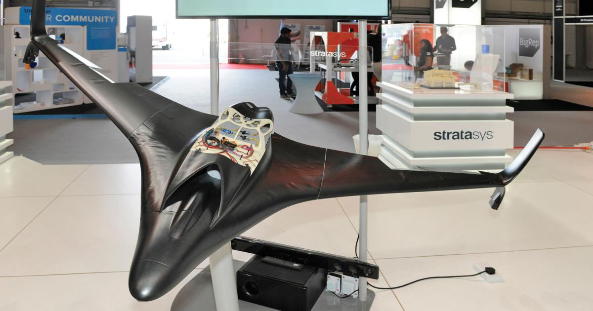 Stratasys Prints, Builds, Flies A UAV | Aviation International News