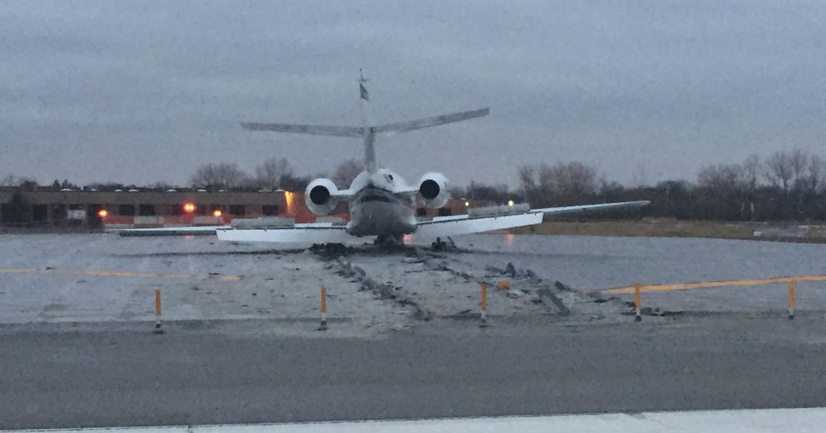 EMAS Saves Falcon 20 at Chicago Executive | Aviation International News