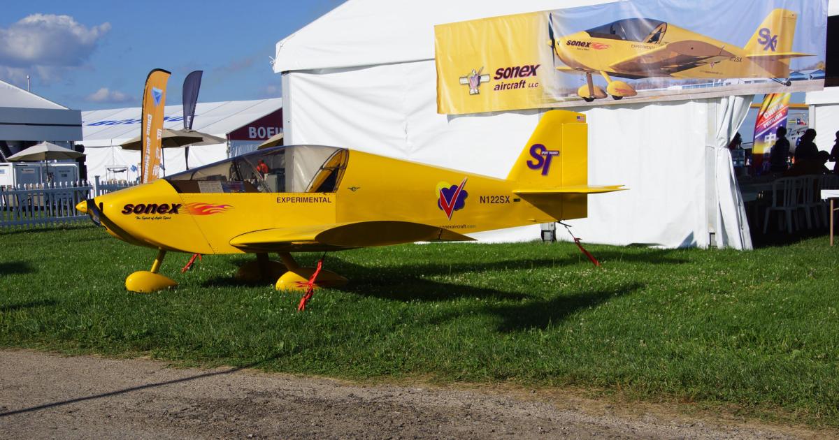 Sonex Looks To Introduce Kitbuilt Aircraft to China | Aviation ...
