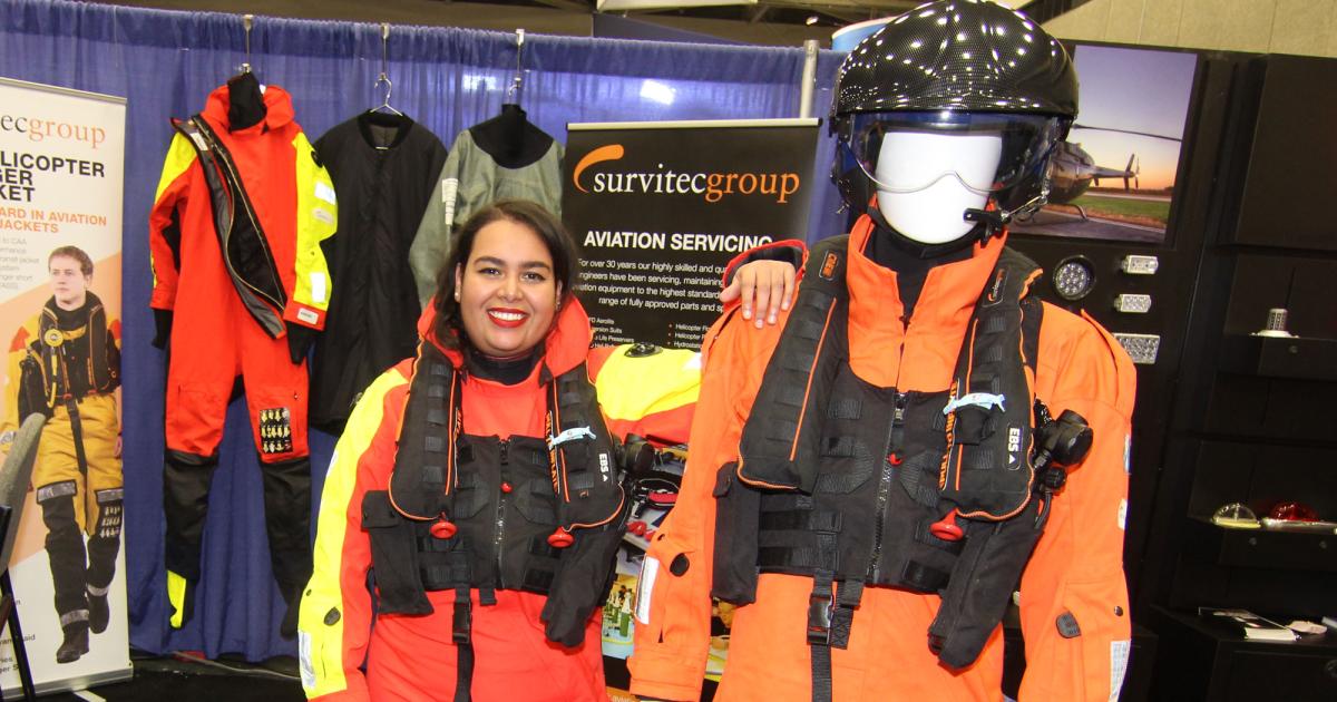 Survitec Debuts New Survival Suit | Aviation International News