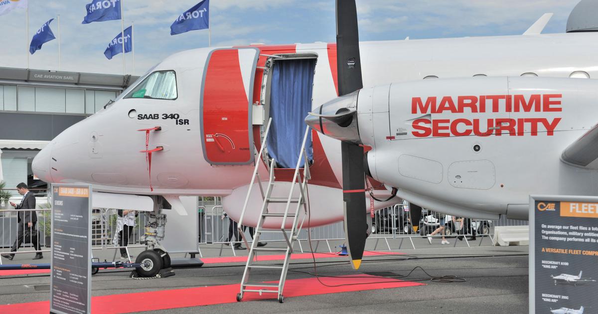 ISR Saab Returns To Paris | Aviation International News