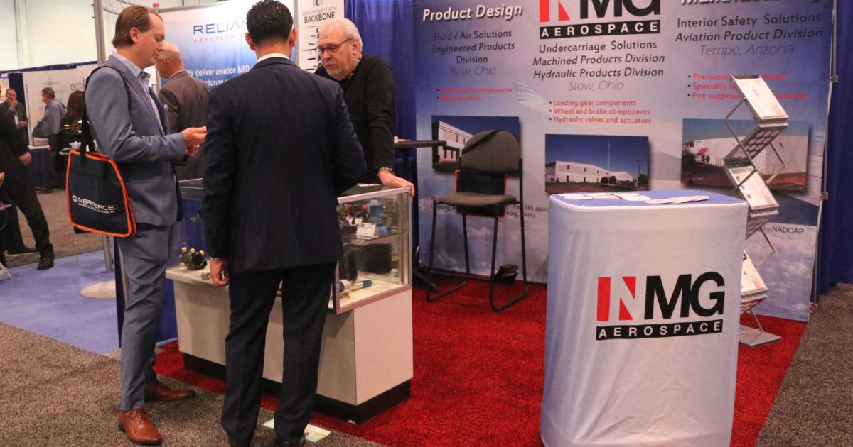 NMG Aerospace Showcases Machined Parts for Bizliners | Aviation International News
