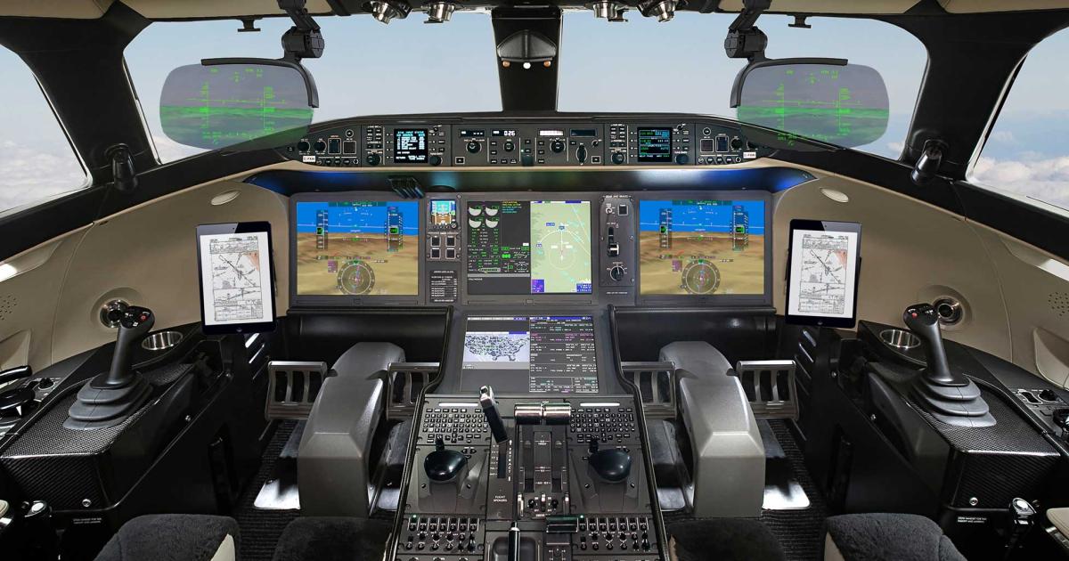 Bombardier Delivers First Global with Dual HUD | Aviation International ...