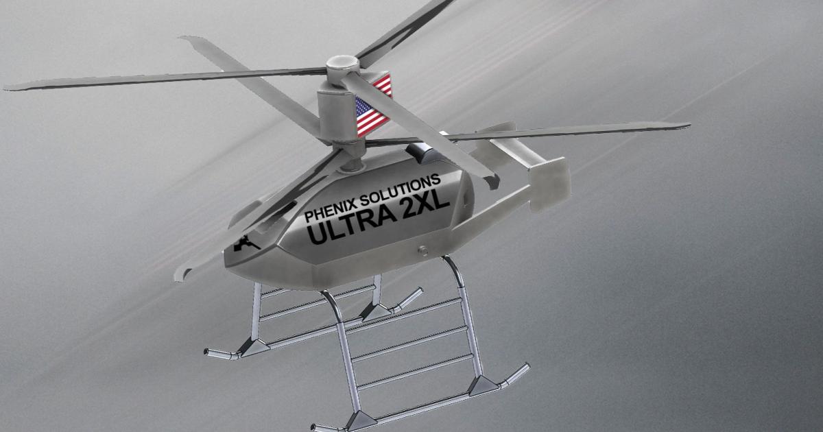 Phenix Flight Testing Coaxial eVTOL Drone | Aviation International News