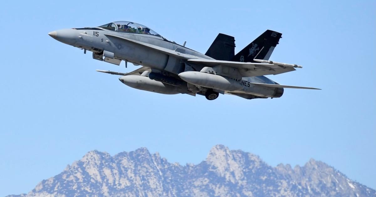 AESA Radar for ‘Classic’ Hornet Fighter Makes First Flight | Aviation ...