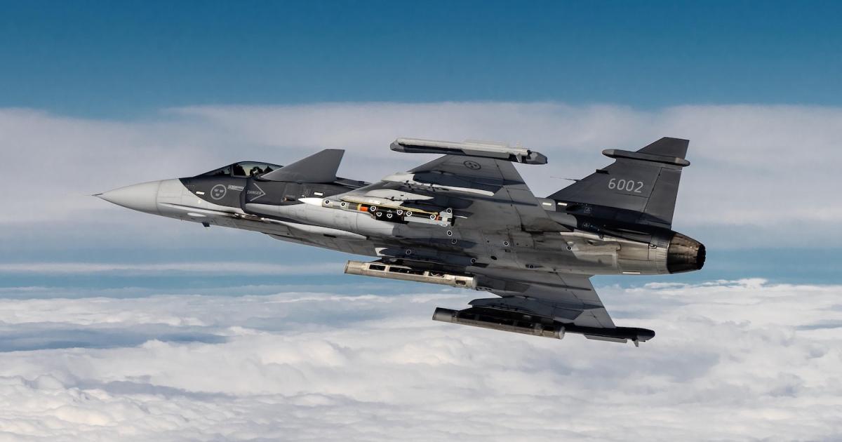 Gripen E Fires Meteor as Air-to-Air Combat Approval Nears | Aviation ...