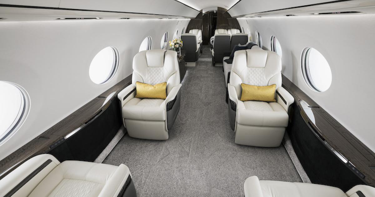 Gulfstream Flies Second Production Test G700 | Aviation International News