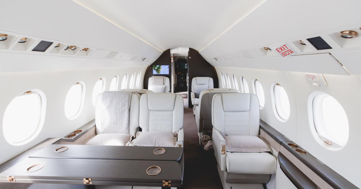 VIP Completions Acquires, Refurbishes Falcon Jet To Showcase Its Work ...