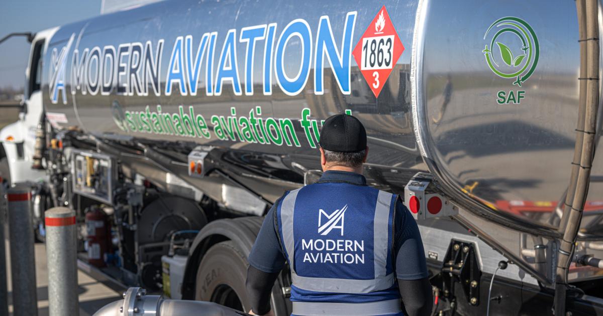 Modern Aviation Introduces SAF at First Location | Aviation ...