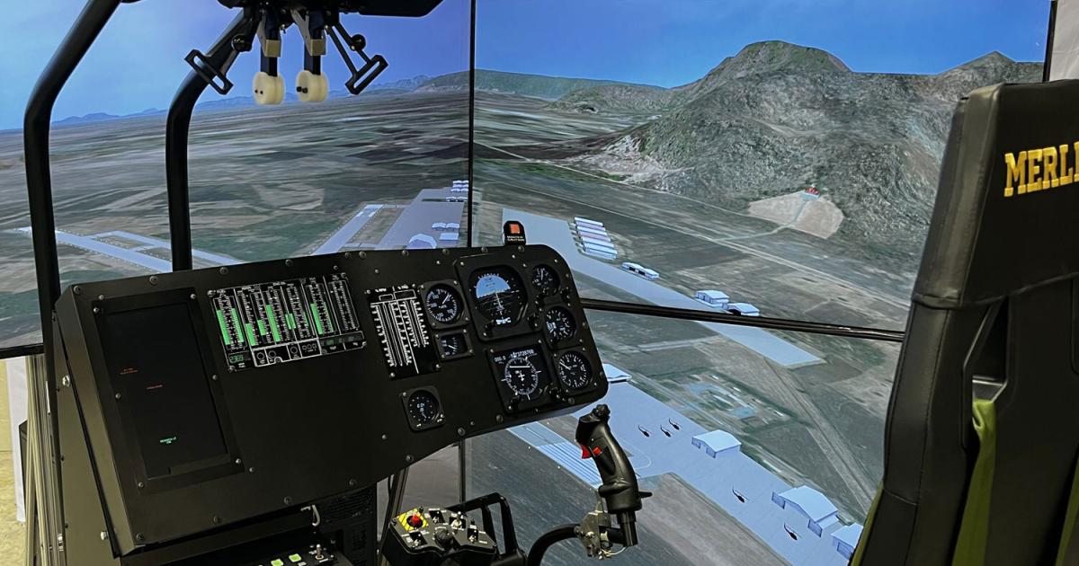 Merlin Brings UH-60 Compact Sim to Heli-Expo | Aviation International News