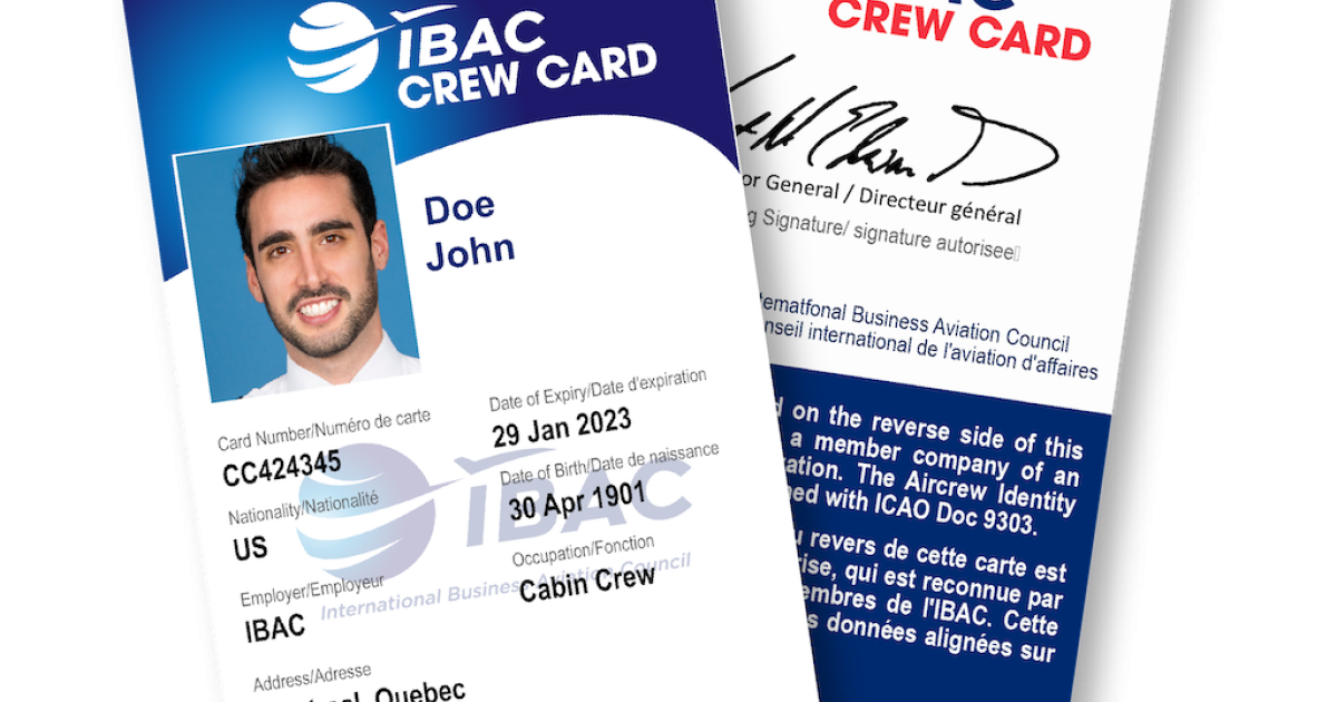 IBAC's New Crew Card Provides Security, Travel Benefits | Aviation ...