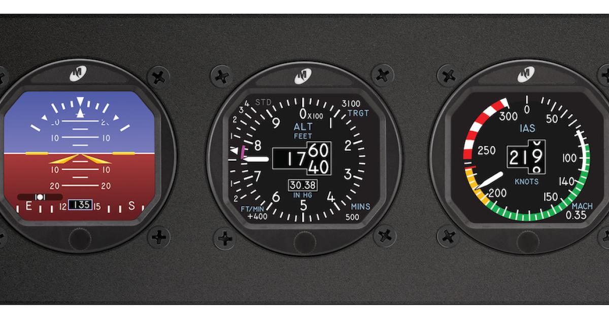 Mid-Continent Instruments and Avionics 3-Pack Standby Instrument ...