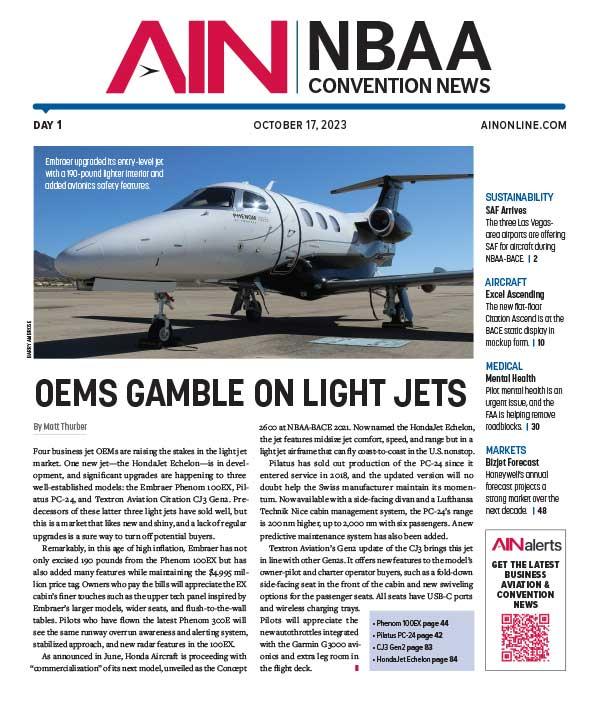 News from NBAA-BACE 2023 | Aviation International News